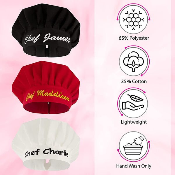Personalized Chef Hat for Men and Women – Personalized Passion